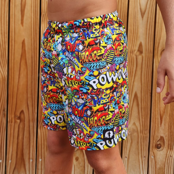 Kids Funky Sport Shorts - Kapow - Funky Pants