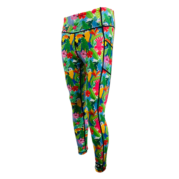High Waist Full Length - Fowl Play - Funky Pants
